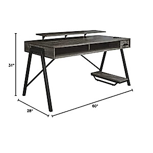 Signature Design by Ashley Barolli Desk, Grayish Brown