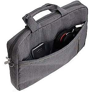 Navitech Grey Premium Messenger/Carry Bag Compatible with The Alienware AREA-51M Gaming 17.3 Inch Laptop