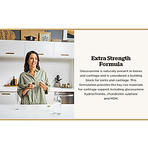 Solgar Triple Strength Glucosamine Chondroitin MSM, 120 Tablets - Promotes Healthy Joints, Supports Comfortable Movement - Shellfish Free - Gluten Free, Dairy Free - 60 Servings