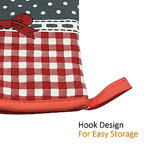 TFENG Cotton Oven Gloves Kitchen Baking Mitts Bow