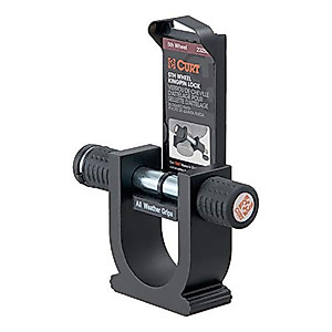 CURT 23255 5th Wheel Trailer Lock for 2-Inch King Pin, CARBIDE BLACK POWDER COAT