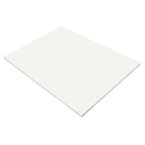 Prang (Formerly SunWorks) Construction Paper, White, 18" x 24", 50 Sheets