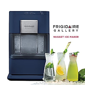 FRIGIDAIRE Gallery EFIC255 Countertop Crunchy Chewable Nugget Ice Maker, 44lbs per Day, Auto Self Cleaning, 2.0 Gen, Navy