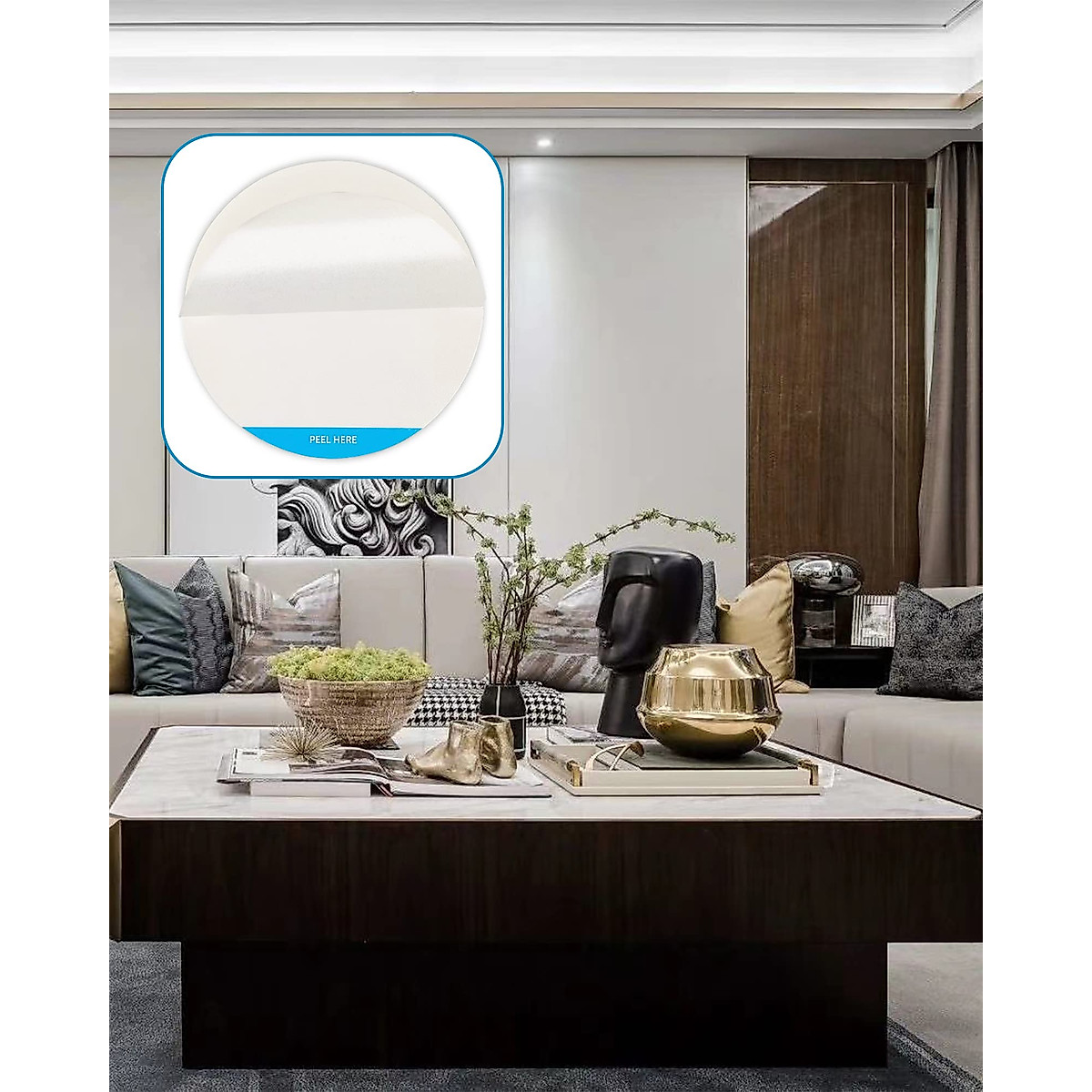 48 Pcs Refill Glue Boards 3.4" Sticky Pads Compatible with DynaTrap DT152 and Katchy Duo Indoor Fly Trap Bug Catcher Insect Mosquito Zapper Lamp