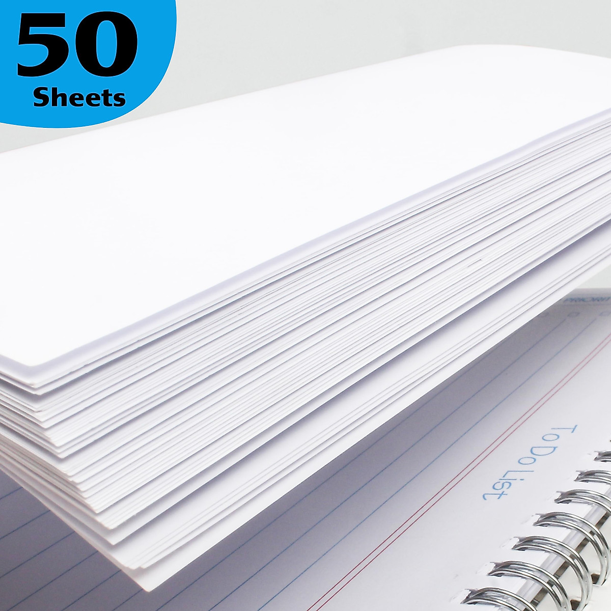 To Do List Notepad Daily Planner Notepad 60 Tear Papers with Checklist, 8 x 11 Inch Work Personal Writing Pad. 2 -pack