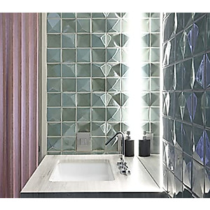 KOHLER 2215-0 Ladena Rectangular undermount Bathroom Sink with Curved Bottom, 23-1/4" W x 16-1/4" L, White