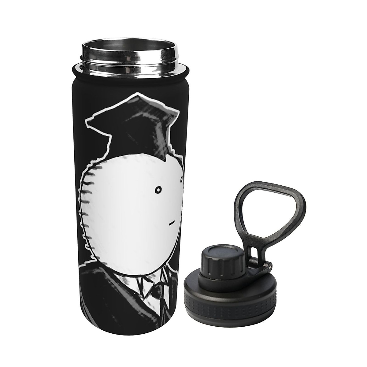 LOUNDY Assassination Classroom Koro Sensei 18 oz Tumblers Stainless Steel Vacuum Insulated Coffee Mug Water Bottle Drinking Cup