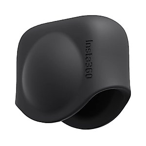 Aokicase Compatible with Insta360 One X2 Anti-Scratch Camera Lens Cover Silicone Case for Insta 360 One X2 Action Anti-Scratch Camera Accessories Black (Black, BOYA)