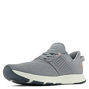 New Balance Women's Dynasoft Nergize V3 Cross Trainer, Grey/Off White, 9