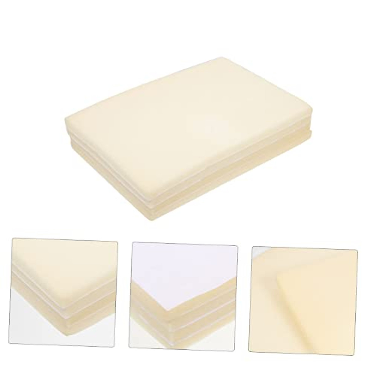 BESTOYARD 16 pcs Box jewelry box pad earring display tray foam ring holder insert jewelry tray insert earring sponge tray jewelry dish white drawers jewelry sponge holder mosaic ring bracket