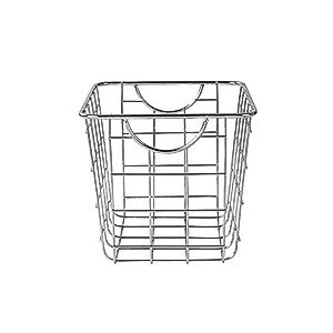 Spectrum Diversified Wire Pet, Toy, Office, Dorm Storage Bin Organizer, Basket, Mini, Pack of 6, Chrome