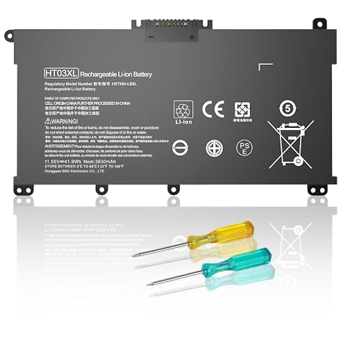 BND HT03XL L11119-855 Laptop Battery for HP Pavilion 15-CS 15-CW 15-CU 15-DA 15-DB 15-DW 14-CE 14-CF 14-DF 17-CA 15-DW0033NR 15-cu1xxx 15-CS0053CL 17-by0xxx L11421-542 HT03041XL HSTNN-DB8R L11421-422