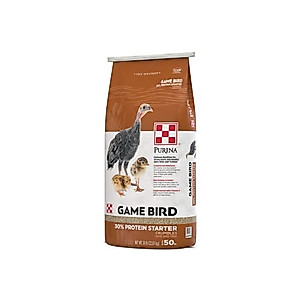 Purina® | Game Bird + Turkey Startena Complete Feed | 50 Pound (50 lb.) Bag