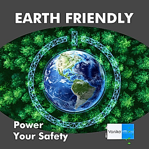 Voniko 9V Batteries - Alkaline 9V Battery 4 Pack - Ultra Long Lasting with a 7 - Year Shelf Life