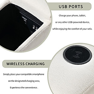 WILLIAMSPACE Modular Sectional Sofa for Living Room, Upholstered 4 Seater Sofa Couch Furniture, Reversible Couch for Apartment (Beige)