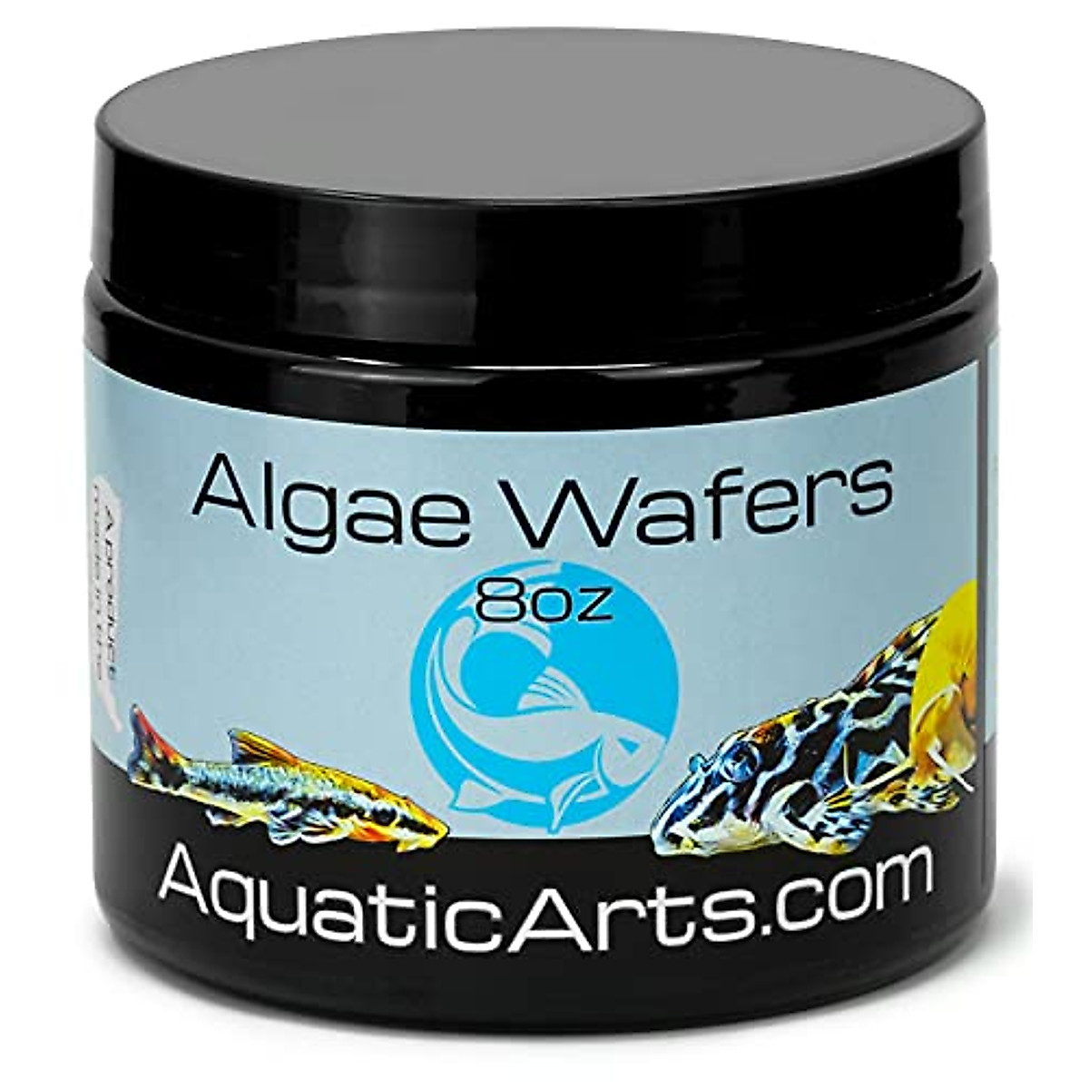 Aquatic Arts Algae Wafers (8 Ounce) Sinking Food for Live Aquarium Shrimp, Fish (Pleco/Tetra), Snails, and Bottom Feeders | High Protein Spirulina Blend Fish Food for Fish Tank Aquariums