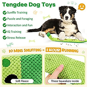 Eneston Dog Toys, Squeak Dog Toy Dog Puzzle Toys IQ Training, Dog Snuffle Toys Foraging Instinct Training Suitable for Small Medium and Large Dogs