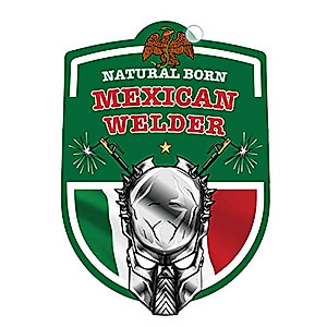Pack of 3 Mexican Welder | Welding Stickers Decal | Oilfield Trash Hart Hat Sticker | USA Decals