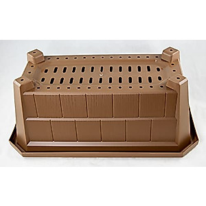 Japanese Plastic Bonsai Training Pot, Cactus & Succulent Planter - 13.75"x 7.5"x 5.5"