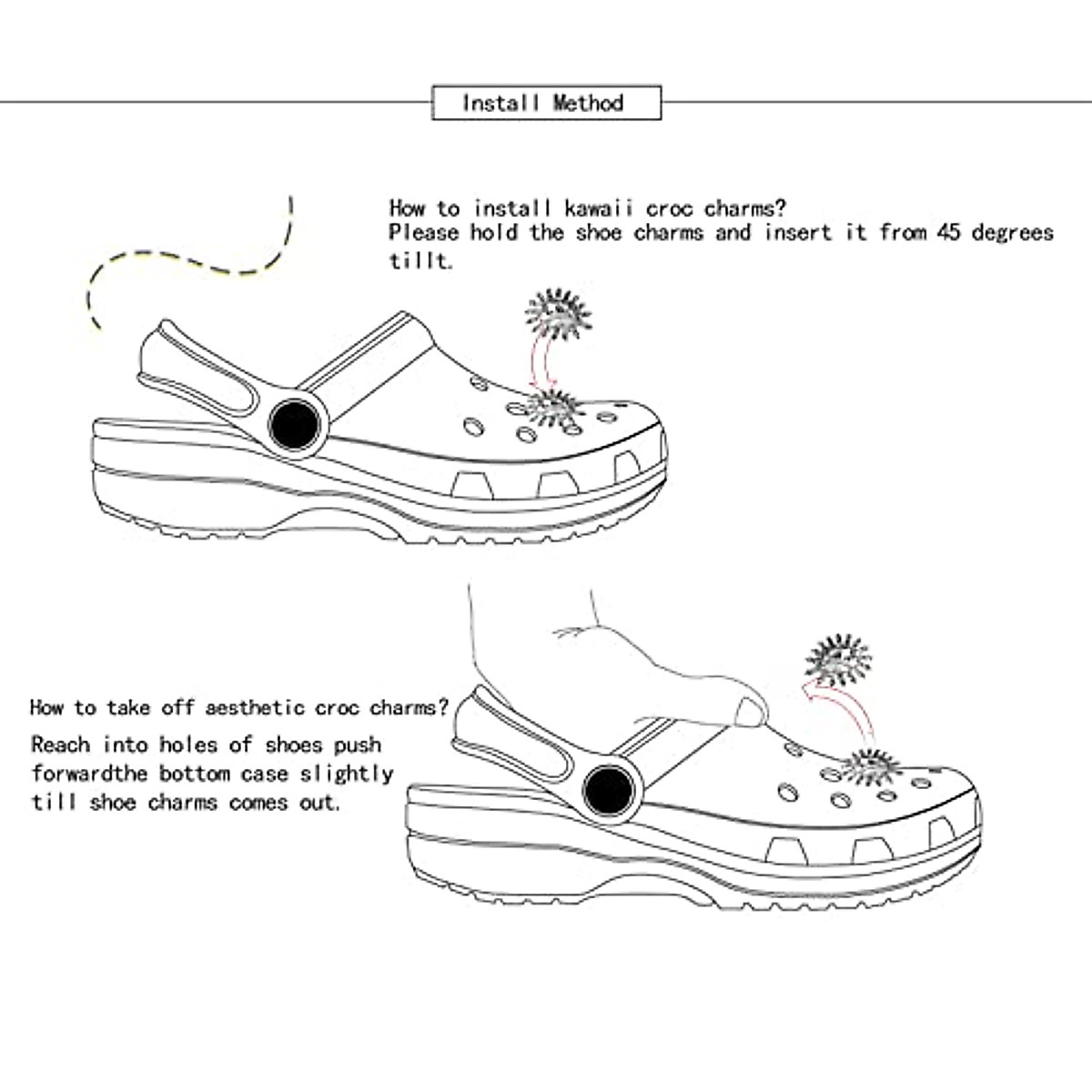 Ogeteye Bling Shoe Charms for Women and Girls,Designer Shoe Charms Gift,Diamond Jewels Luxury Accessories Shoe Decoration