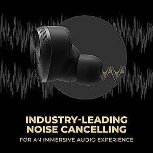 Technics Premium Hi-Fi True Wireless Bluetooth Earbuds with Advanced Noise Cancelling, 3 Device Multipoint Connectivity, Wireless Charging, Hi-Res Audio + Enhanced Calling - EAH-AZ80-K (Black)