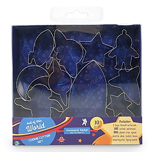 Handstand Kitchen Rockets and Planets 10-piece Cookie Cutter Assortment