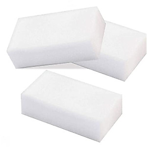 MinnYaso Magic Sponge Cleaning Eraser 3.94" x 2.36" x 0.79" | Multi-Purpose Household Cleaning | Magic Sponge Cleaning Eraser for Kitchen, Bathroom, Sink, Doors, Floors, Baseboard, Walls | 50 Pack
