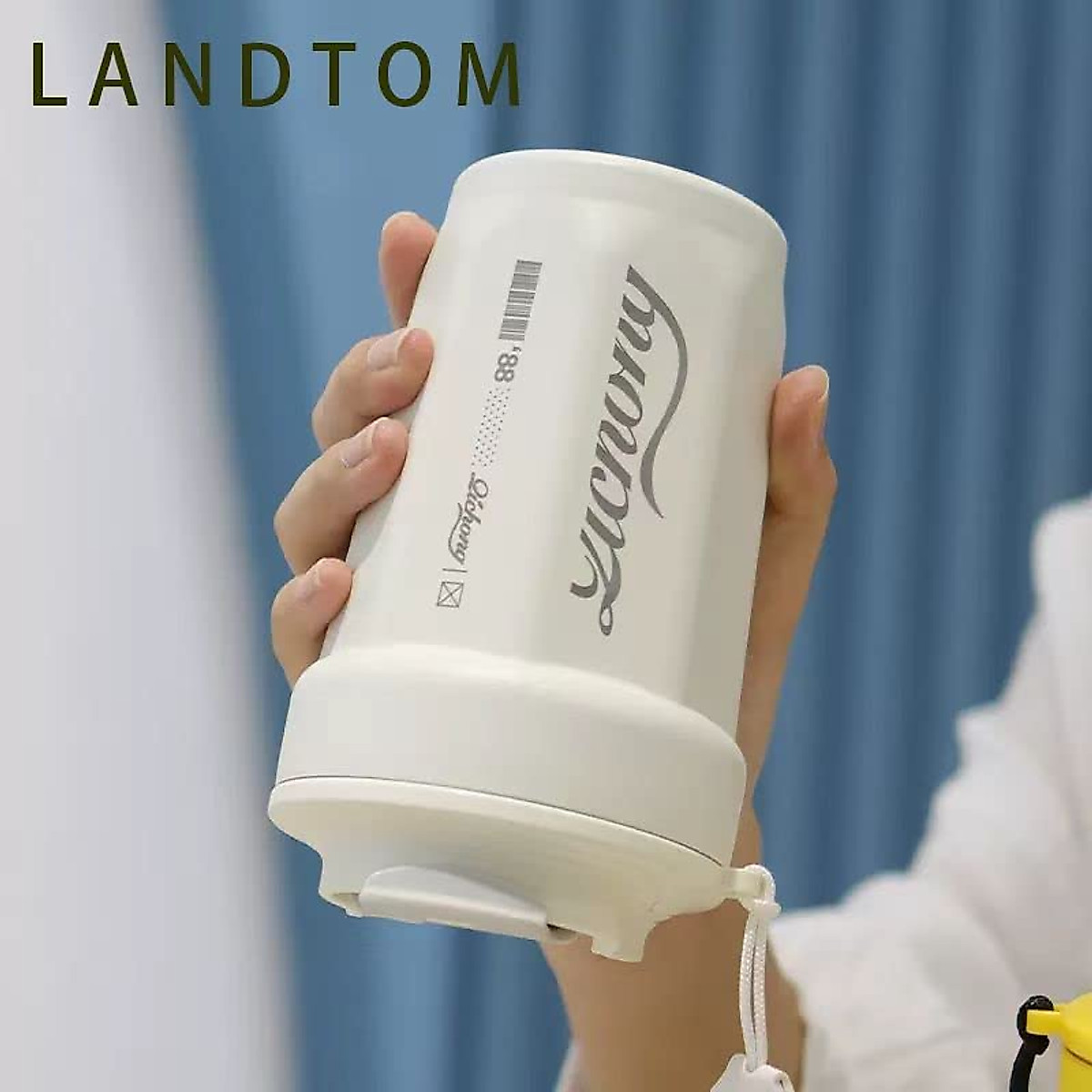 16 oz New 316 Stainless Steel Vacuum Insulated Tumbler - Coffee Travel Mug Spill Proof with Lid - Thermos Cup for Keep Hot/Ice Coffee,Tea and Beer (D)