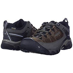 KEEN Men's Targhee 3 Low Height Waterproof Hiking Shoes, Bungee Cord/Black, 11