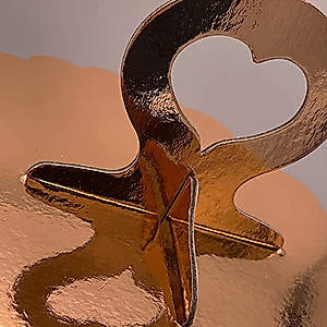 4 PCS Cardboard Cupcake Stand 3- Tier Dessert Stand, Rose Gold Party Supplies, Birthday Party Wedding Anniversary