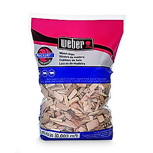 Weber Stephen Products 17143 Hickory Wood Chips, 192 cu. in. (0.003 m³)