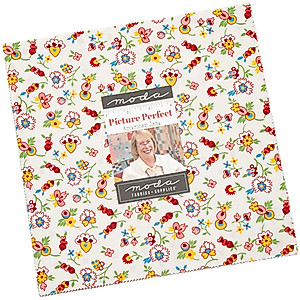 Moda Fabrics Picture Perfect Layer Cake, 42-10'' Precut Fabric Quilt Squares by American Jane