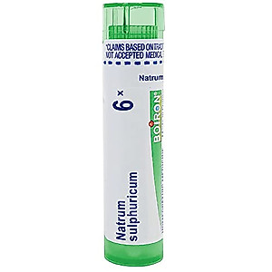 Boiron Natrum Sulphuricum 6X Md 80 Pellets for bronchial Irritation worsened by Humidity