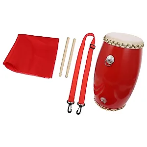 MILISTEN 1 Set Portable Waist Drum Hand Drum for Celebration Performance