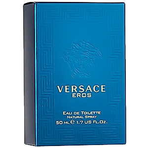 Versace Eros Eau de Toilette Spray for Men, 1.7 Ounce