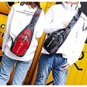 Hwayslon Sling Backpack, Shoulder Chest Crossbody Bag Small Daypack for Outdoor Hiking Men & Women (green)