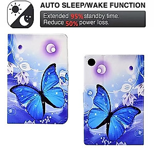 Compatible with/Replacement for Tablet PC Samsung Galaxy Tab A8 10.5 inch 2021 SM-X200/X205/X207 PU Leather Flip Cover Stand Wallet Case XXDY11(2)