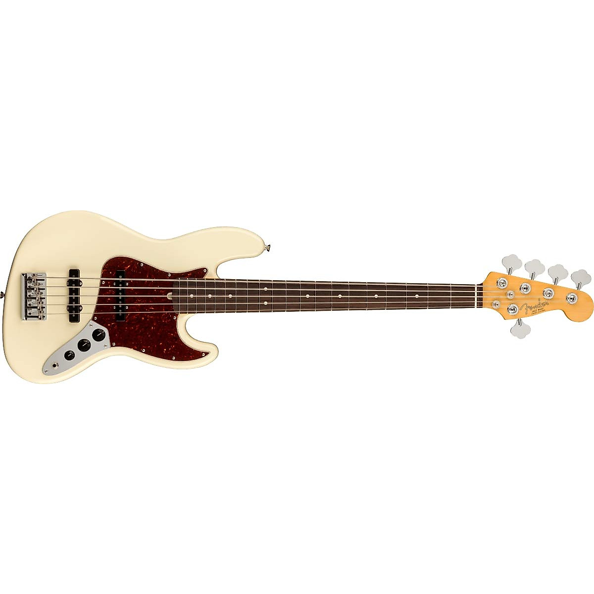 Fender American Professional II 5-String Jazz Bass, Olympic White, Rosewood Fingerboard