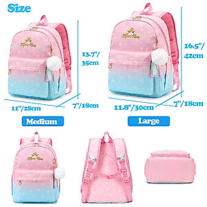 Kids Toddler Backpack for Little Girls, Cute Lightweight Preschool Backpack for School Bag Water Resistant Bookbag christmas gifts for girls