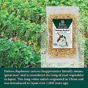 Eden Daikon Radish, Sun Dried and Finely Sliced, Traditionally Made in Japan, 3.5 oz