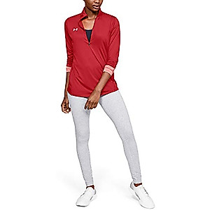Under Armour Women's UA Locker ½ Zip XXL Red