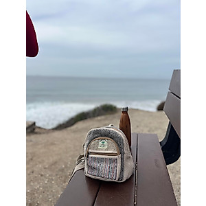 Small hemp backpack, himalayan hemp backpack, festival backpack, hiking backpack