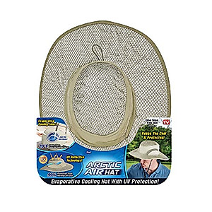 Arctic Air Evaporative Cooling Hat with UV Protection, Sun Hat, Beige
