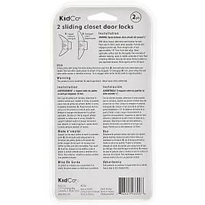 KidCO 2 Count Sliding Closet Door Lock