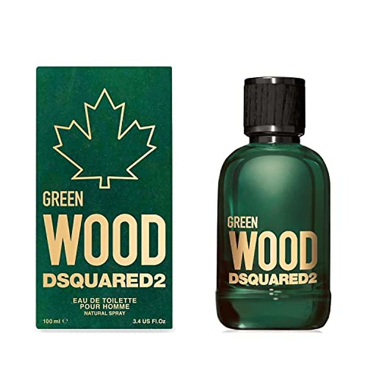 DSQUARED2 Green Wood For Men Eau de Toilette Spray, 3.4 Ounce