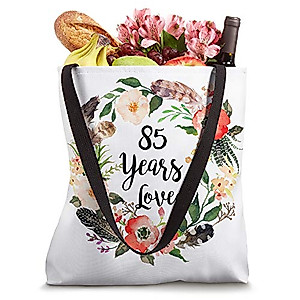 85 Years Loved, 85th Birthday Gifts For Women, Grandma 85th Tote Bag