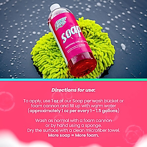 Undrdog Car Wash Soap, Foam Cannon Soap For Pressure Washer, Cleaner Detailing Supplies, Foam Gun Soap For Cars, Motorcycles, Trucks, Boats, 8, 16, 32oz (8oz)