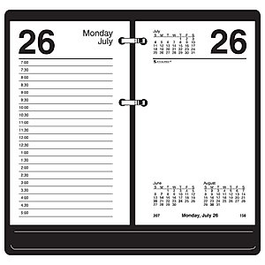 AT-A-GLANCE Calendar Refill, Daily Desk, 3-1/2 x 6 Inches, 2010 (E71750)