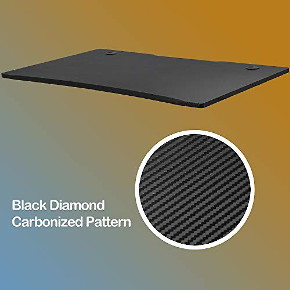 YIGOBUY Gaming Computer Desk 46 Inch Large Gaming Table Z Shape Black Racing Table Student Desk with& Headphone Hook for Kids Adults Home Office Bedroom Computer Workstation