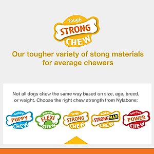 Nylabone Strong Chew Sneaky Snacker Treat Toy for Dogs, Interactive Dog Enrichment Chew Toys, Bacon Flavor, Large/Giant - Up to 50 lbs. (1 Count)